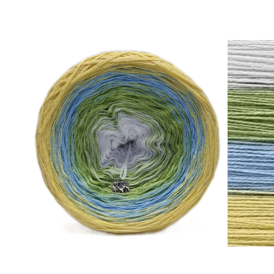 Yellow Parrot - C/A085 - Gradient Cake Yarn, Ombre Yarn Cake, Colour ...
