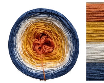 Pink Rose C/A029 Gradient Cake Yarn, Ombre Yarn Cake, Colour Change ...