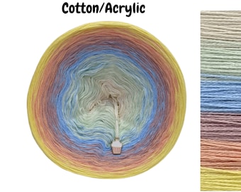 Pink Rose C/A029 Gradient Cake Yarn, Ombre Yarn Cake, Colour Change ...