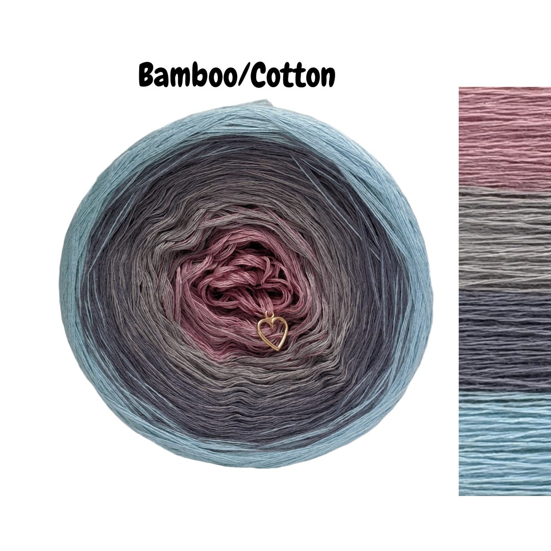 Bamboo/cotton Yarn: B/C018 - 50/50 Mix / Crochet Yarn / Knitting Yarn ...