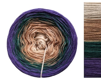 Pink Rose C/A029 Gradient Cake Yarn, Ombre Yarn Cake, Colour Change ...