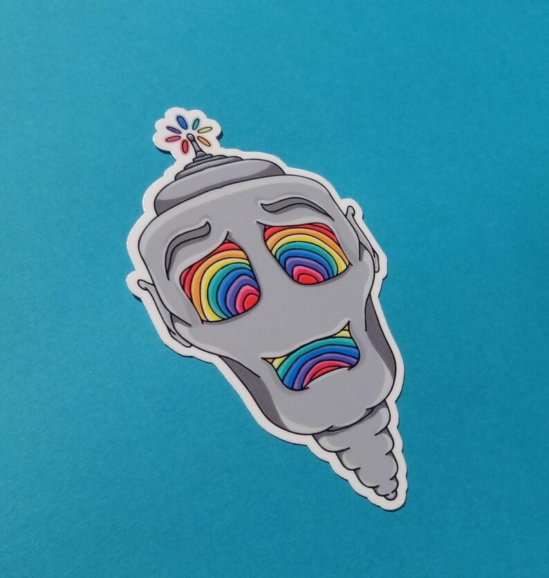 Robot Sticker || Original Character - Etsy