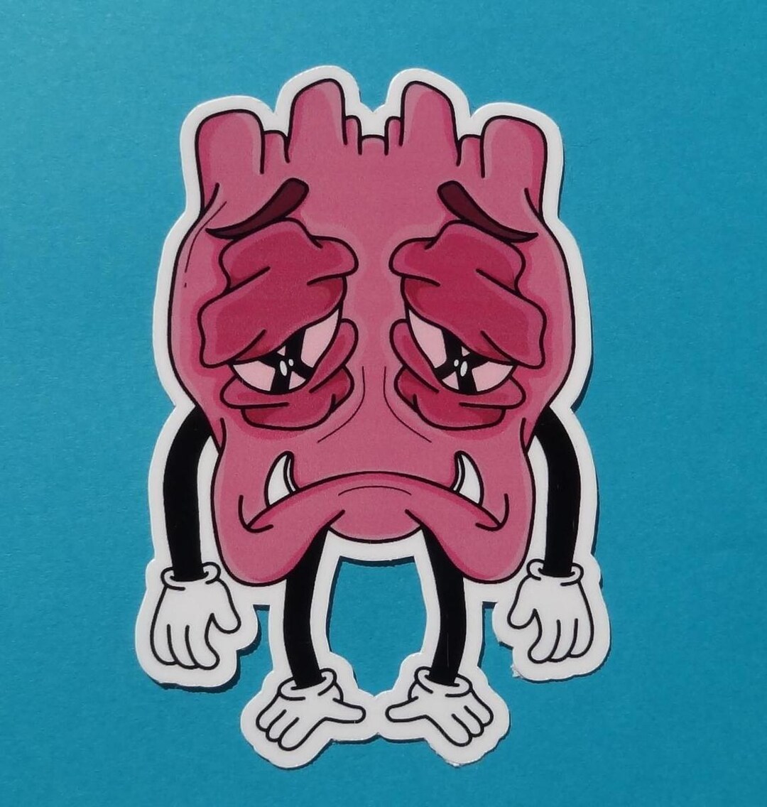 Sad Sticker || Original Character - Etsy