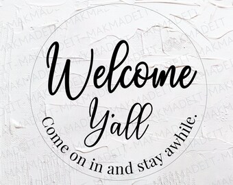Southern Welcome Sign - Etsy