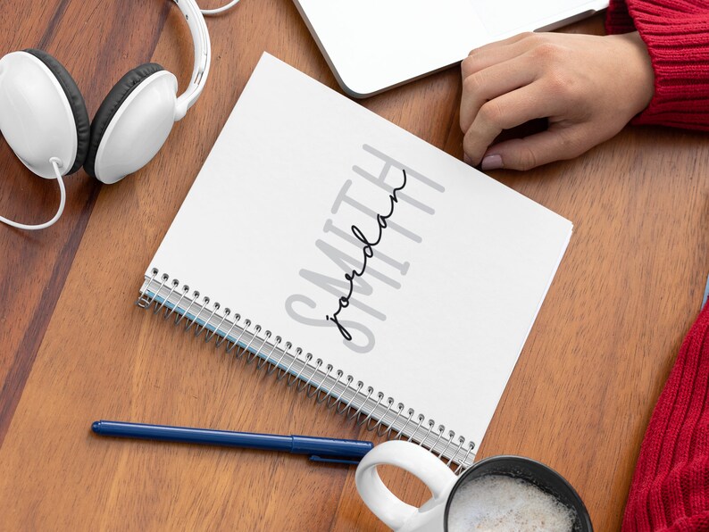 Custom First and Last Name Overlapping Name SVG Personalized Name Cut ...