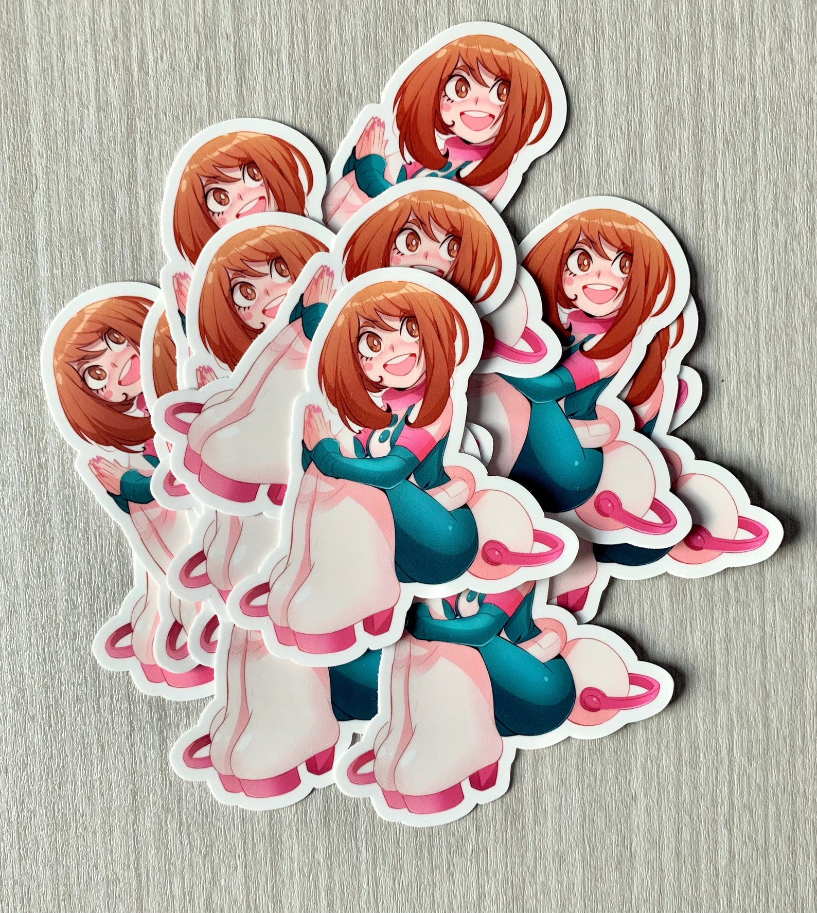 Uraraka Stickers // My Hero Academia Die Cut Stickers | Etsy