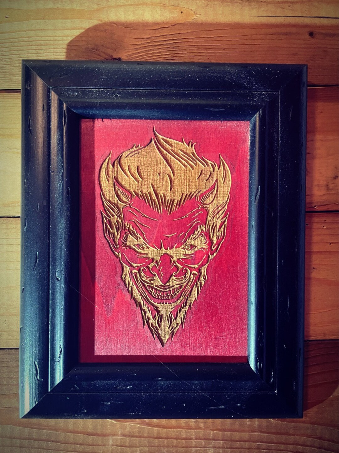 Red Devil Engraving - Etsy