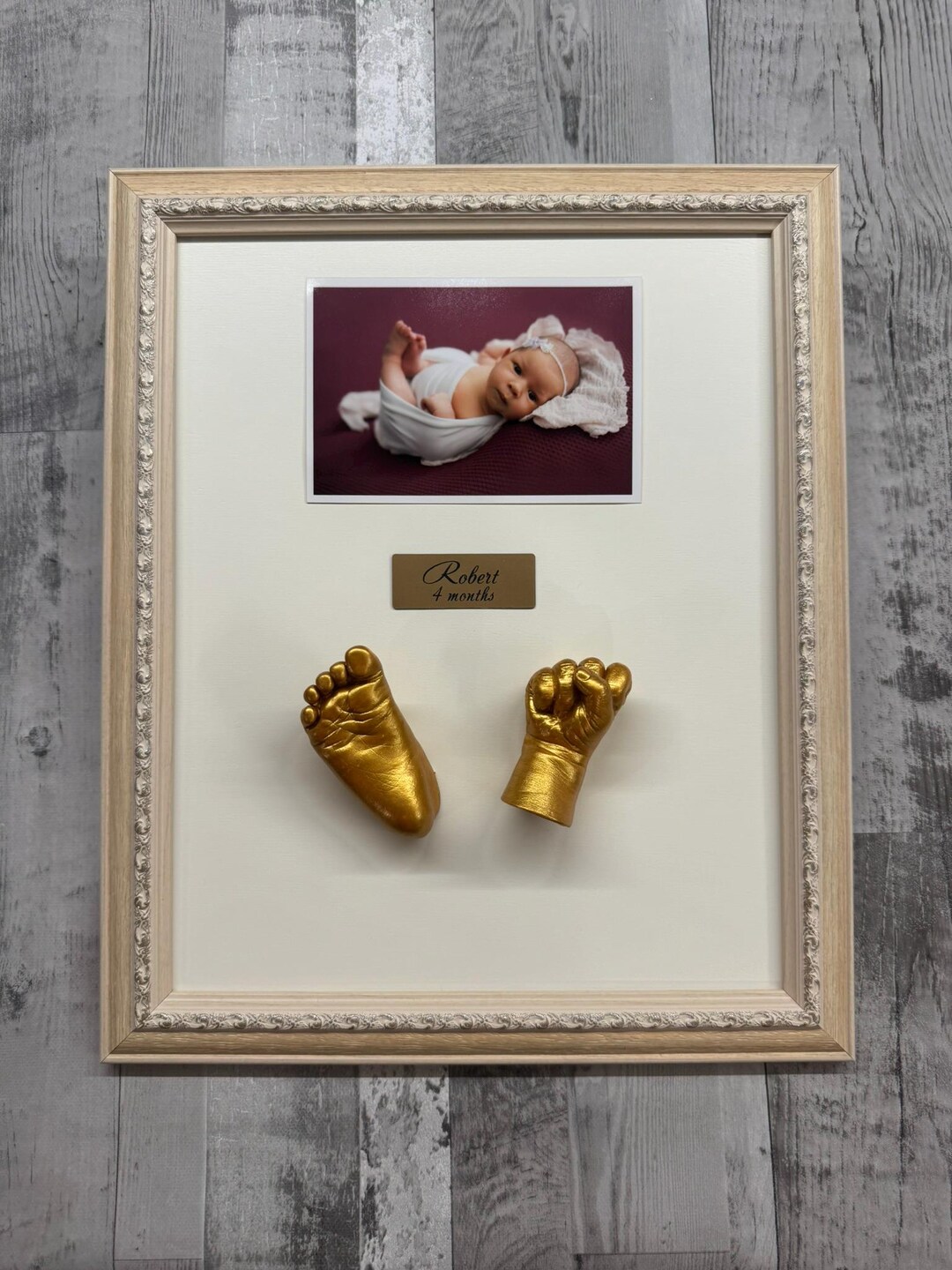 3D Plaster Casting Kit for Making Baby Hand and Foot Prints With Frame ...