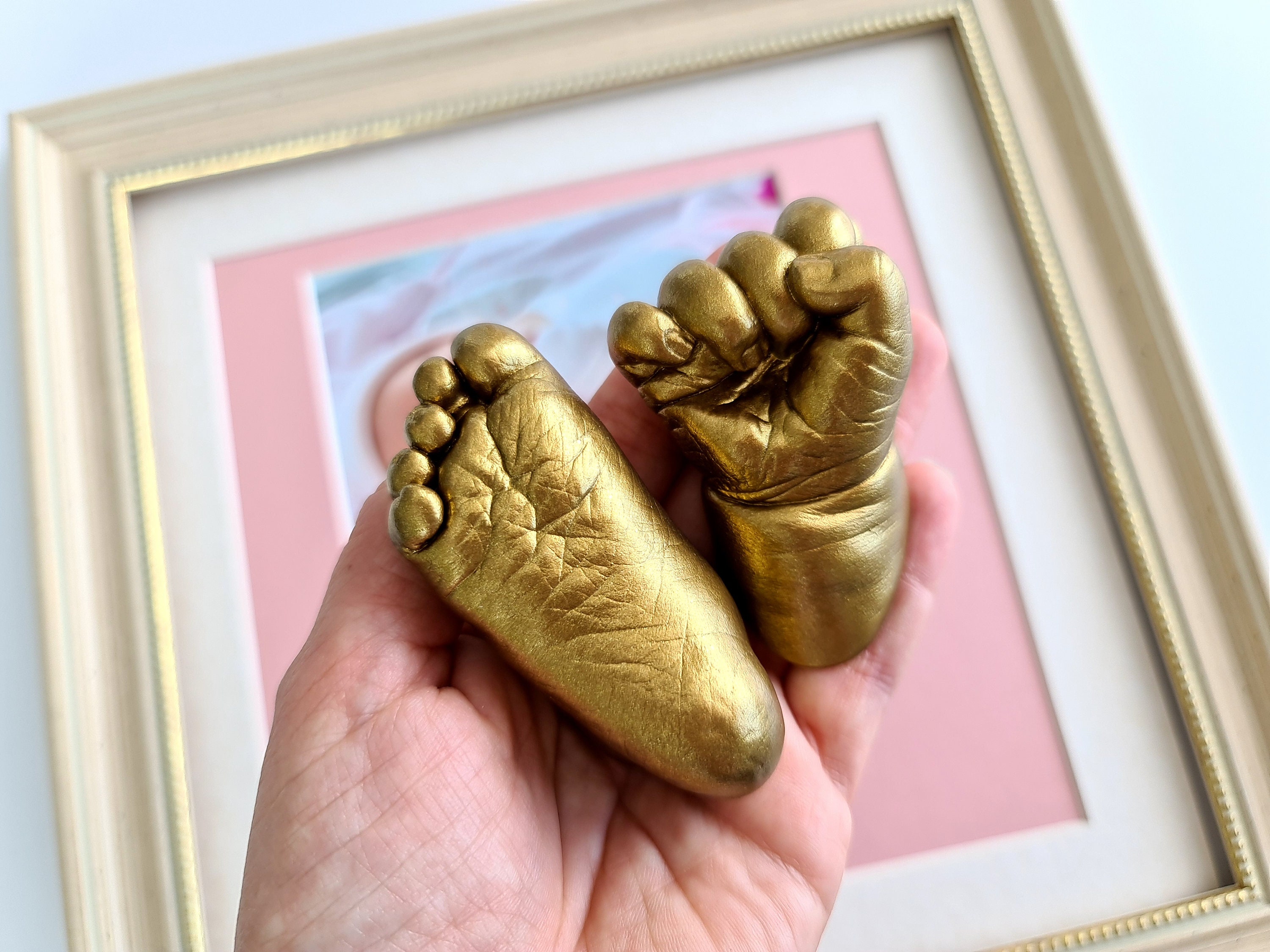 3D Hand and Foot Plaster Casting Kit for Baby 0-6 Months With - Etsy