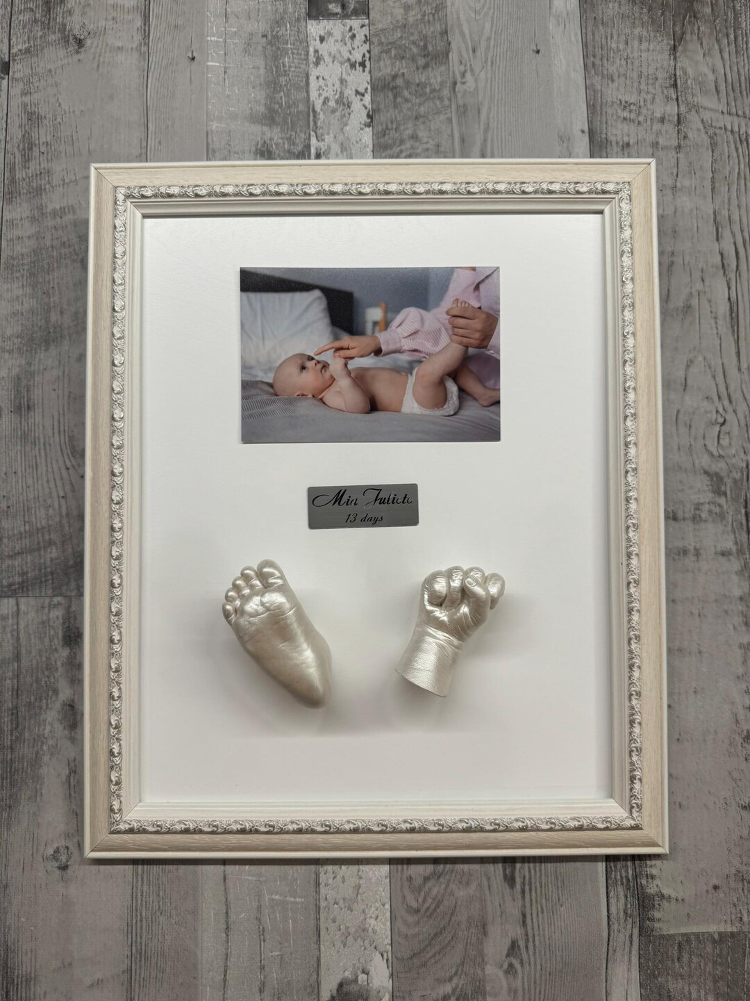 3D Plaster Casting Kit for Making Baby Hand and Foot Prints With Frame ...