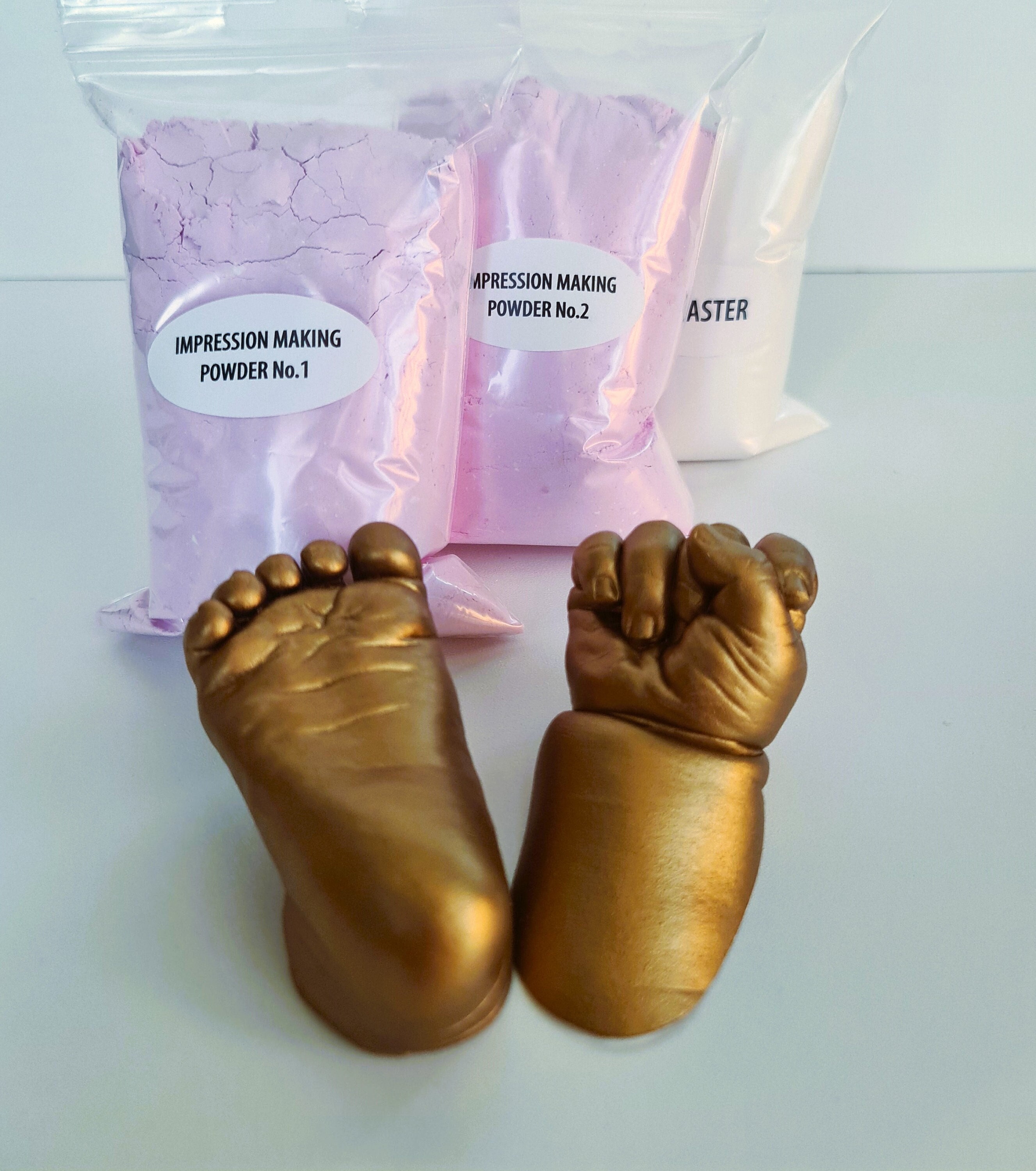 3D Hand and Foot Plaster Casting Kit for Baby 0-6 Months With - Etsy