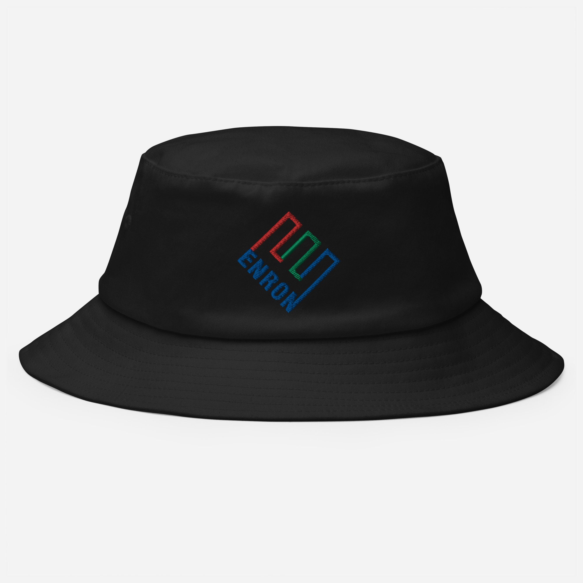 Enron Logo Embroidered Old School Bucket Hat - Etsy