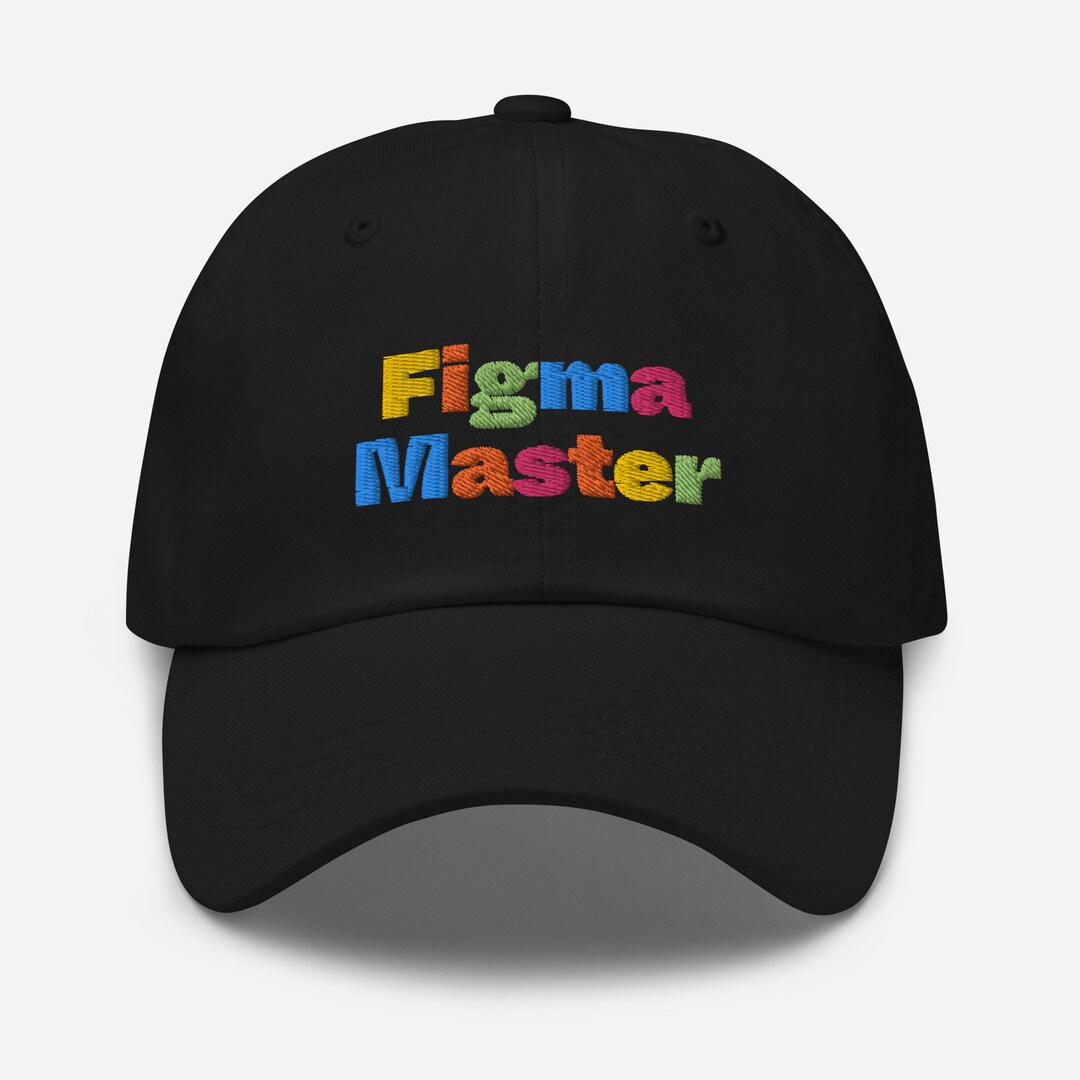 Figma Master Embroidered Cap | Gift Idea for Product Designers, UIUX ...