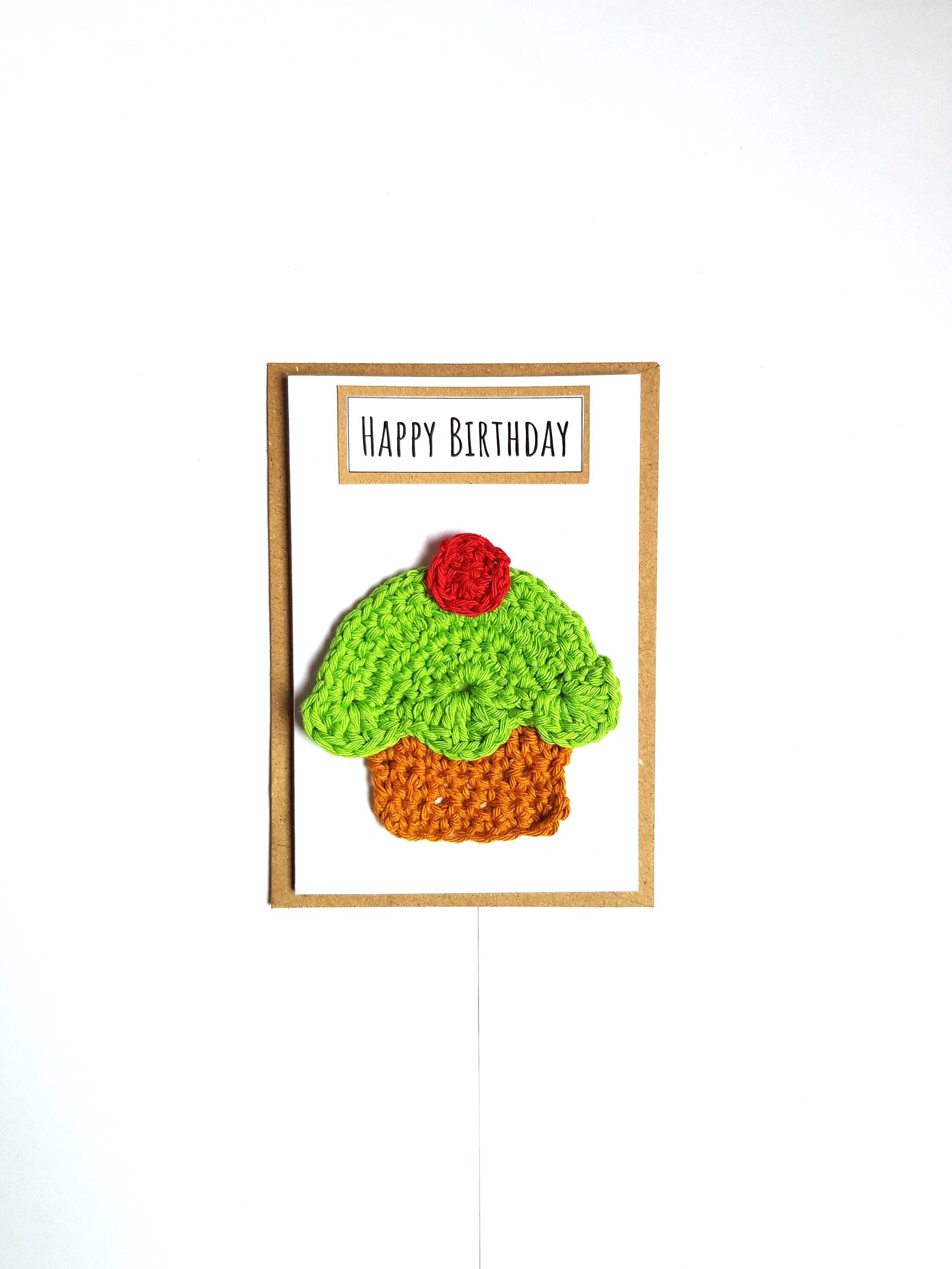 Cupcake Birthday Card - Etsy