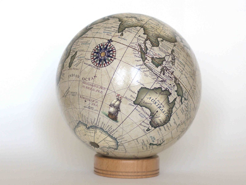 Original Designed Handmade Globe. Desktop 6.3 Globe - Etsy