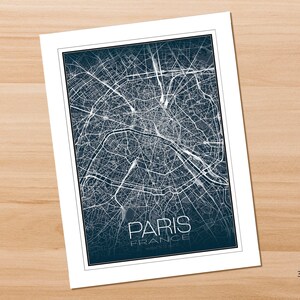 High Resolution Printable Map of Paris. Instant Download - Etsy
