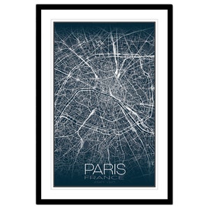 High Resolution Printable Map of Paris. Instant Download - Etsy