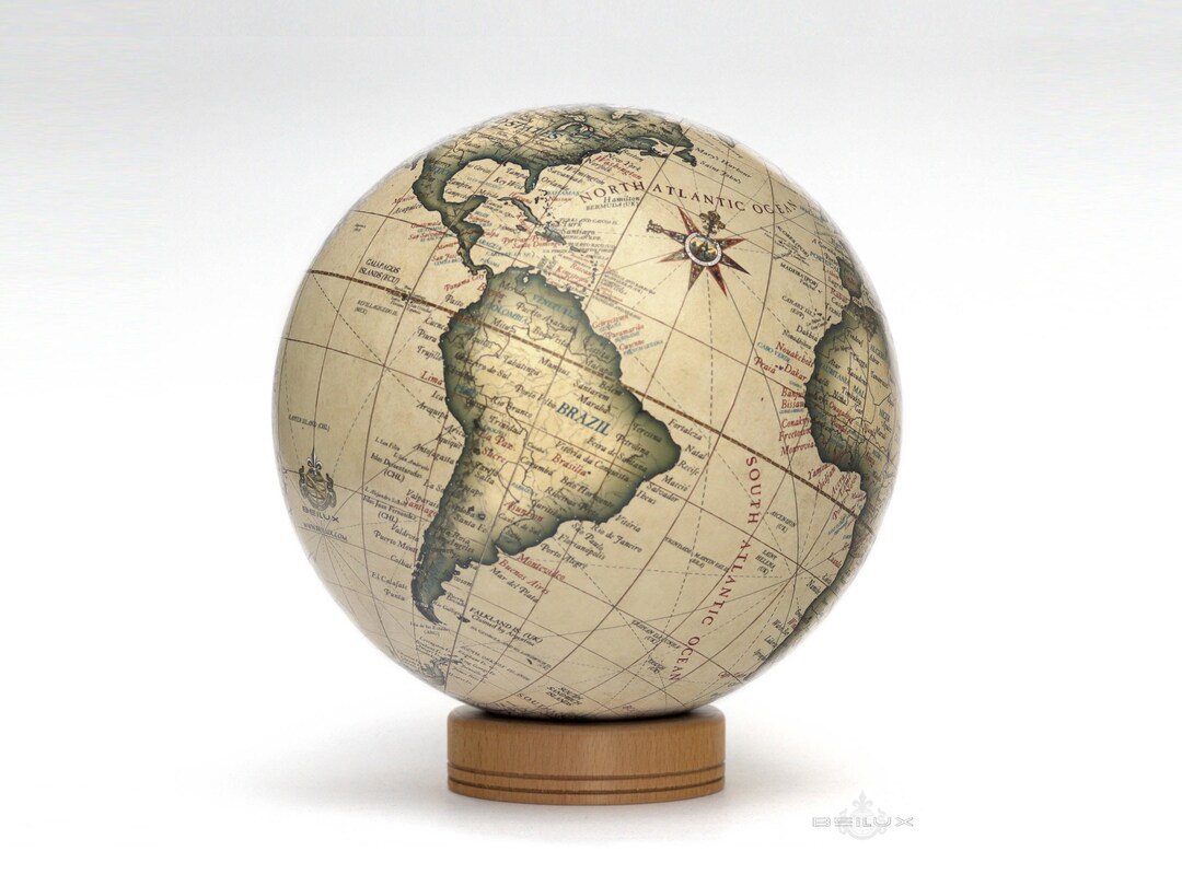 Original Designed Handmade Globe. Desktop 6.3" Globe Diameter. Original ...