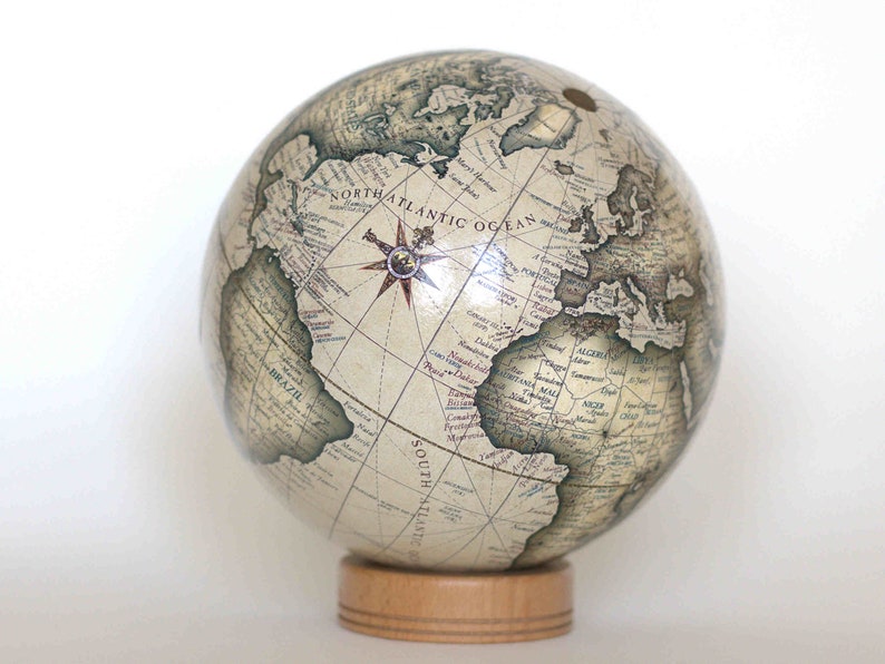 Original Designed Handmade Globe. Desktop 6.3 Globe - Etsy
