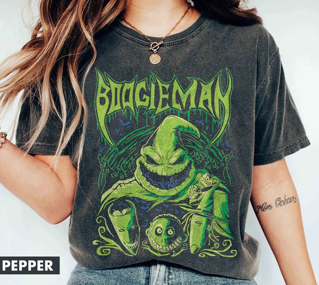Retro Comfort Colors Boogie Man Shirt, Halloween Boogie T-shirt, Oogie ...