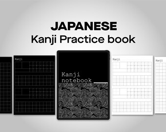 Kanji Notebook - Etsy