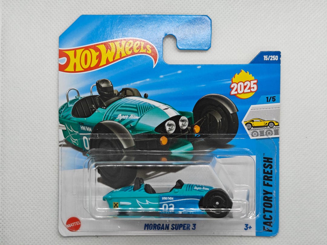 Hot Wheels MORGAN SUPER 3 HYW13 Treasure Hunt 2025 Collectible Rare ...