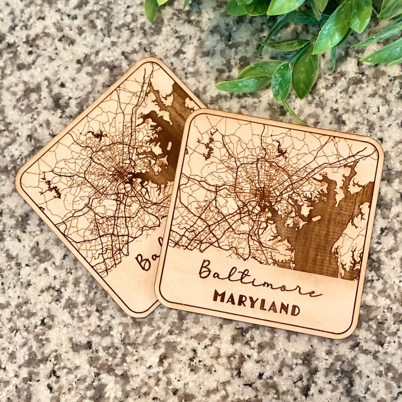 Laser Engraved Coasters - Etsy
