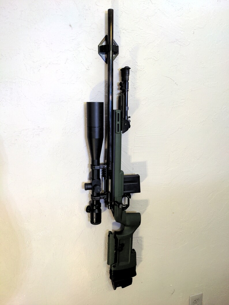 Vertical Rifle Wall Mount | Etsy