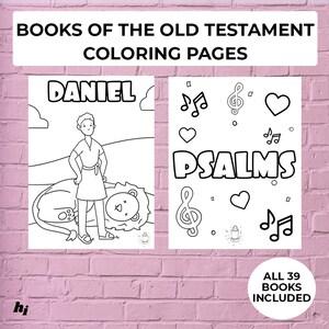 Books of the Old Testament Coloring Pages | Sunday School | Bible ...