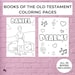 Books of the Old Testament Coloring Pages | Sunday School | Bible ...