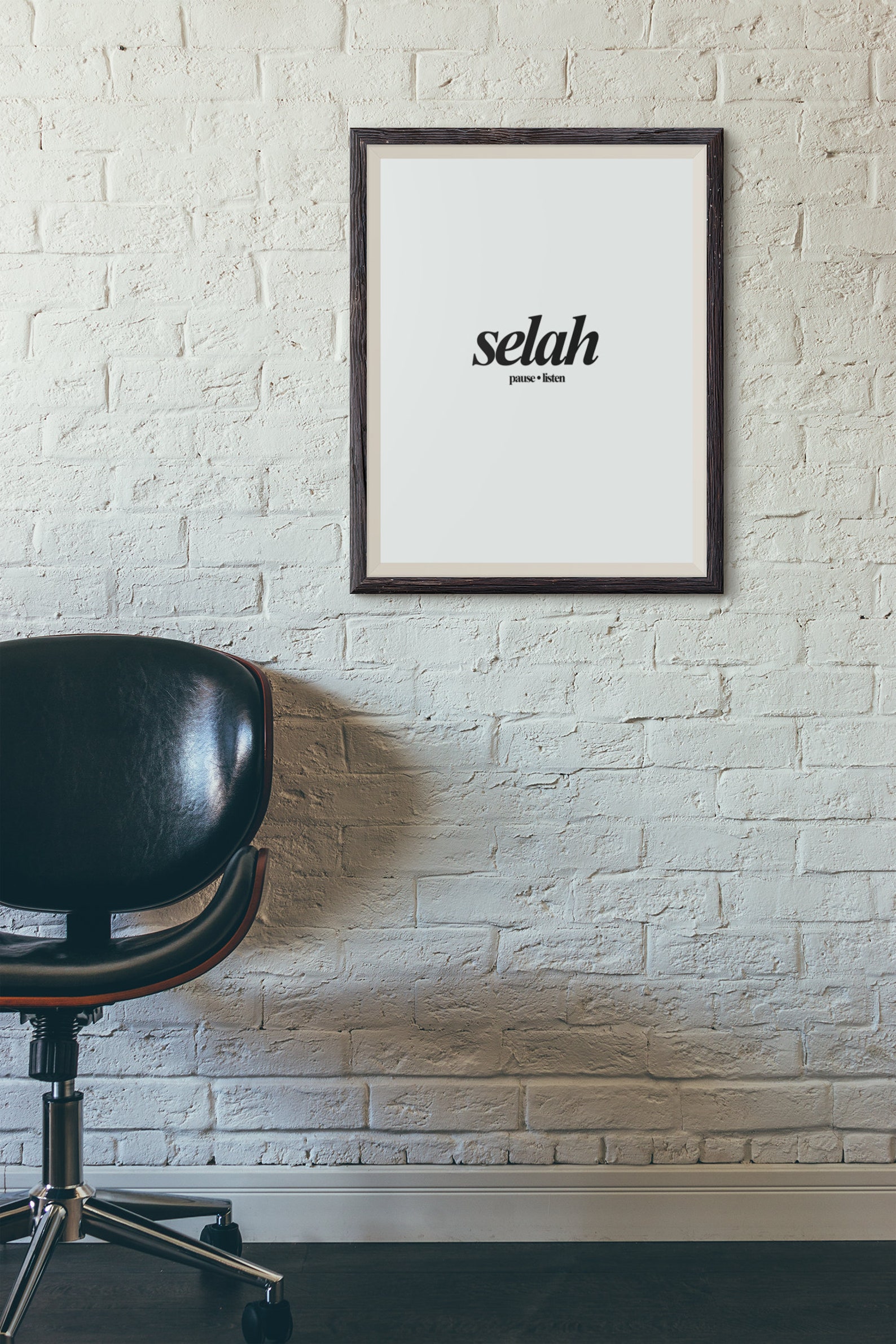 Selah Printable Wall Art - Christian Wall Art - Printable Christian Art ...