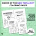 Books of the New Testament Coloring Pages | Sunday School | Bible ...
