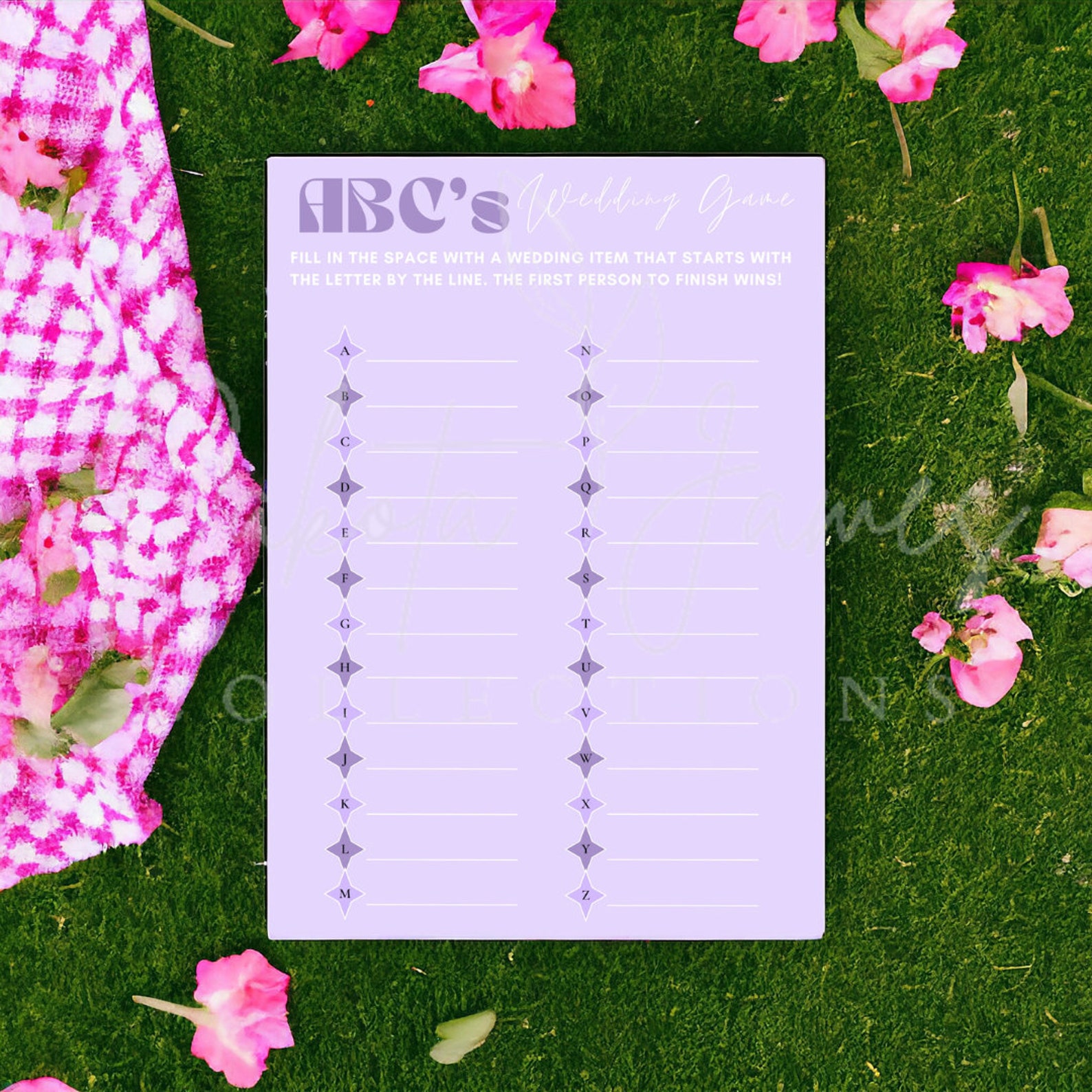 EDITABLE + PRINTABLE Set of 3 Purple Retro Y2K Bridal Shower or Hen ...
