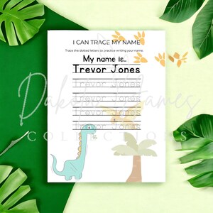 CUSTOMIZABLE Preschool Name Tracing Worksheets, Name Activity Sheets ...