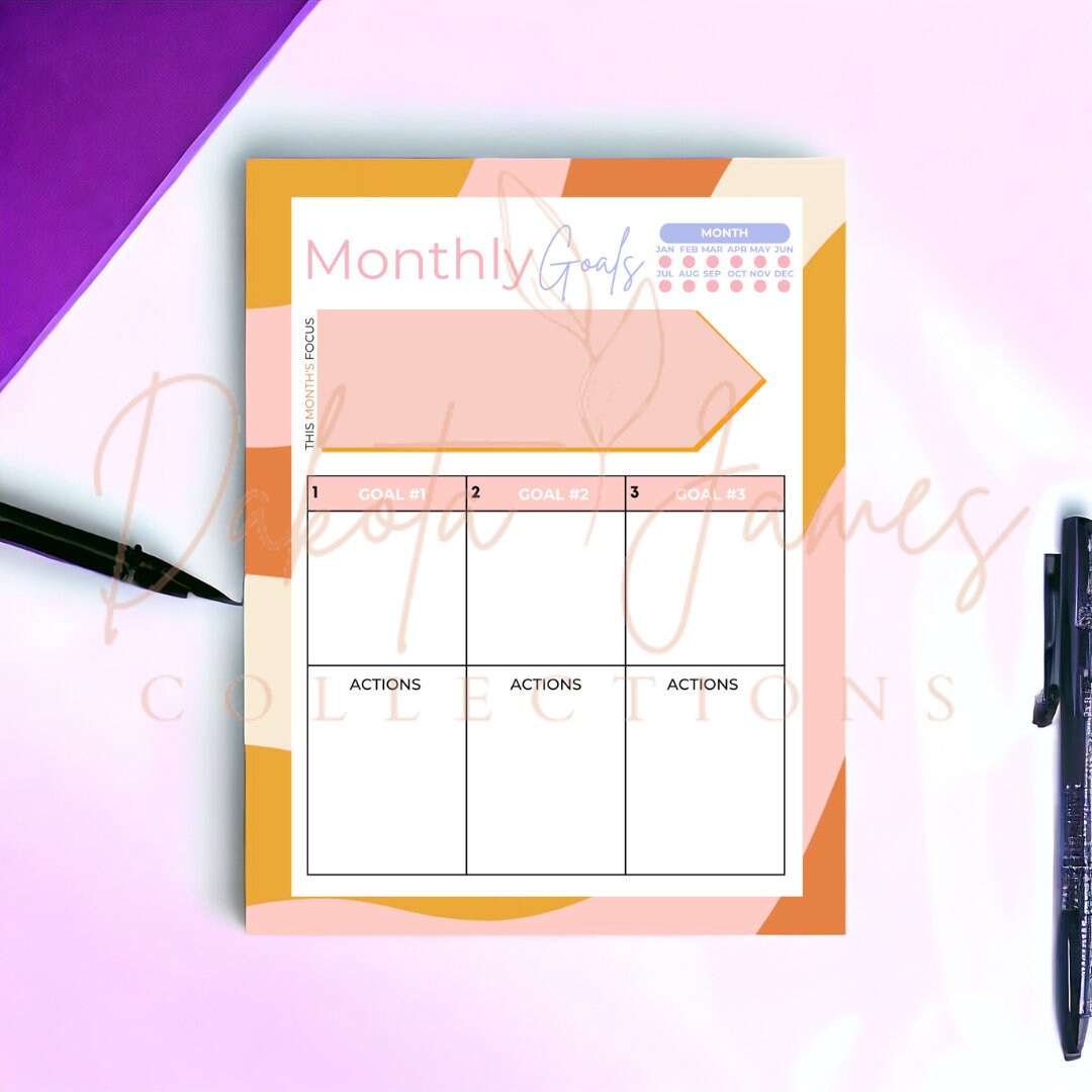 PRINTABLE Journal Pages, Daily, Weekly and Monthly Planner Bundle, 2024 ...
