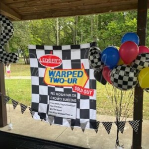 CUSTOMIZABLE 2nd Birthday Warped Two-ur Tapestry, Second Birthday Party ...