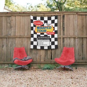 CUSTOMIZABLE First Birthday Warped Tour Tapestry, Baby’s 1st Birthday ...