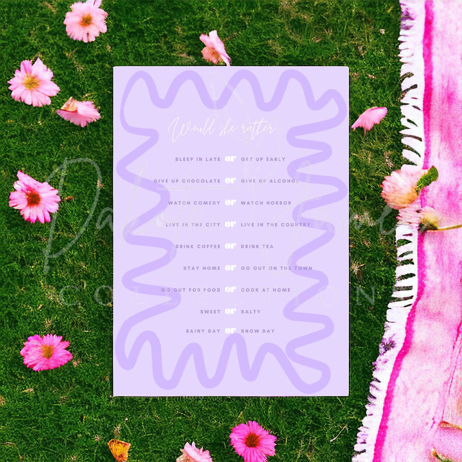 EDITABLE + PRINTABLE Set of 3 Purple Retro Y2K Bridal Shower or Hen ...