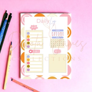 PRINTABLE A5 Journal Pages, Daily, Weekly and Monthly Planner Bundle ...