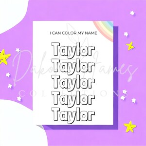CUSTOMIZABLE Preschool and Kindergarten Name Tracing Worksheets, Name ...