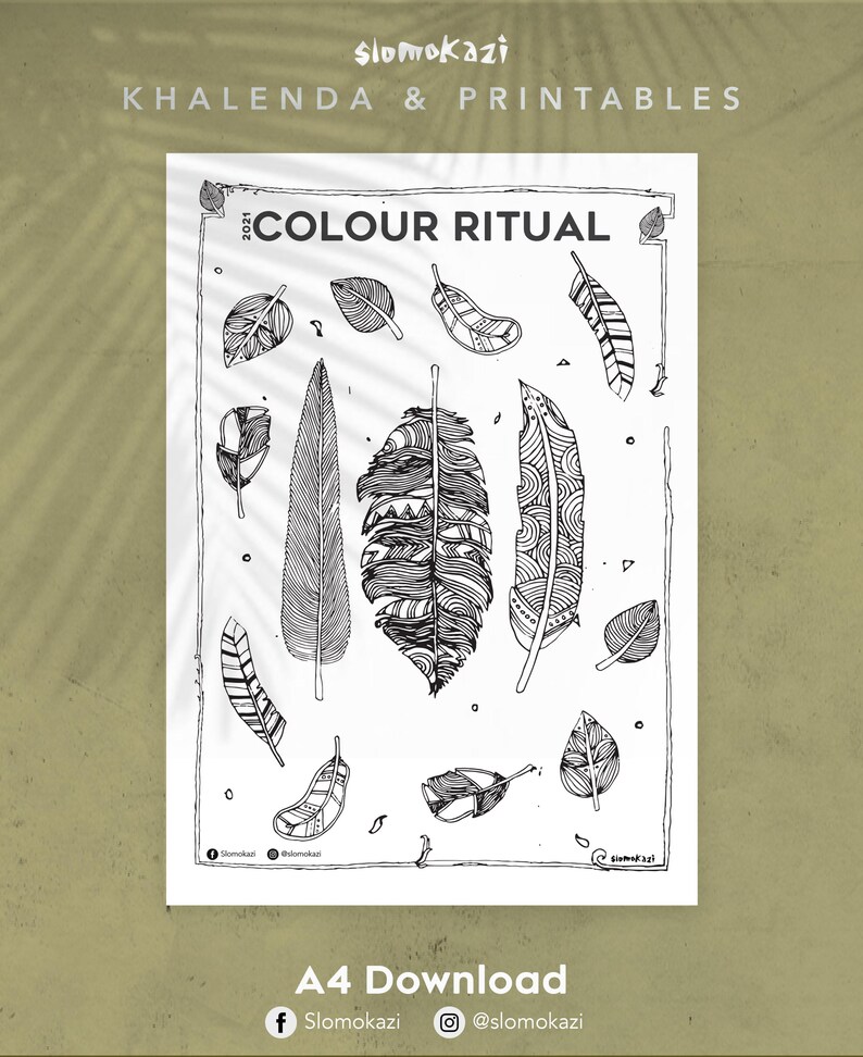 2025 Setswana Khalenda • Printable Wall Calendar • Instant Download ...