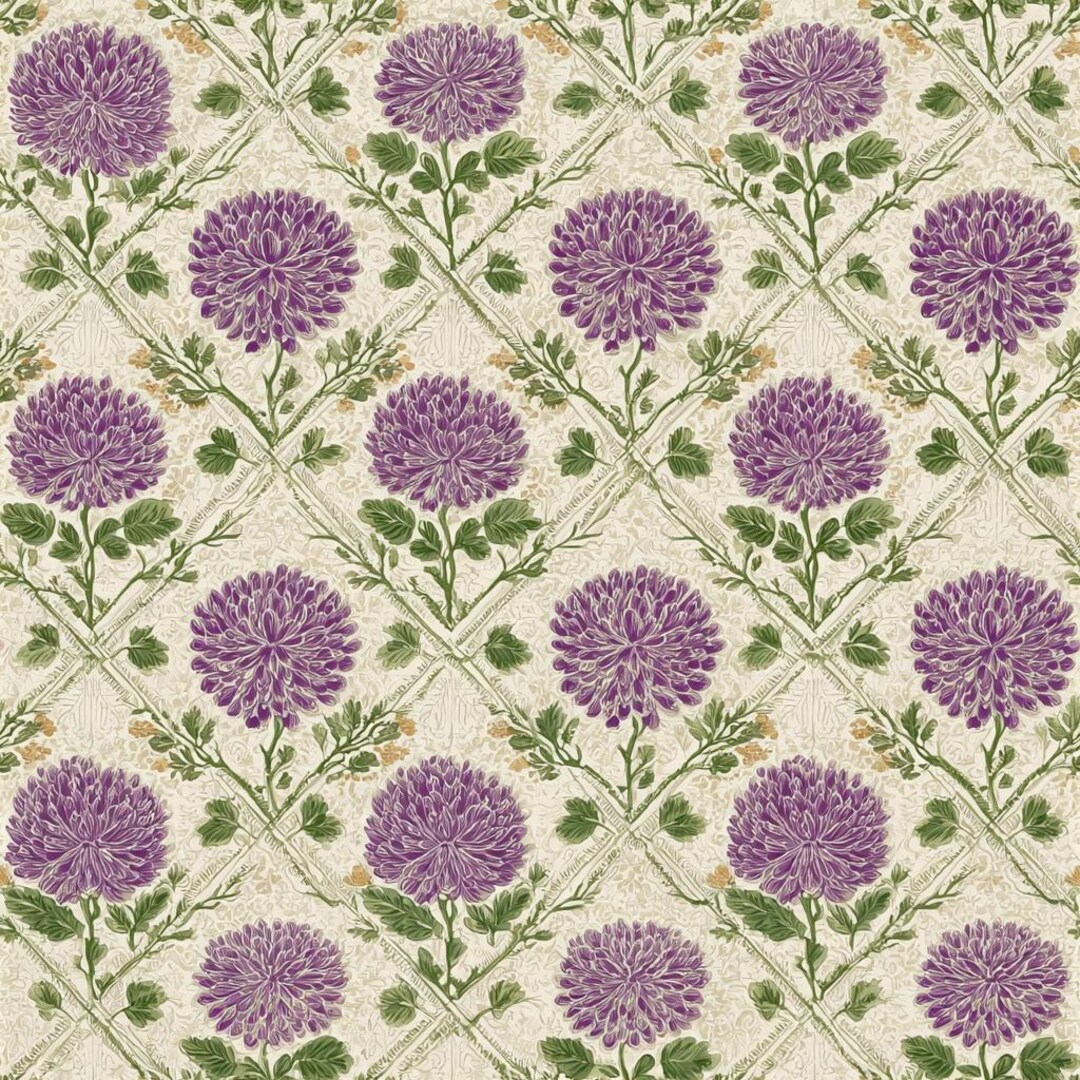 Clover Carousel Wallpaper - Etsy