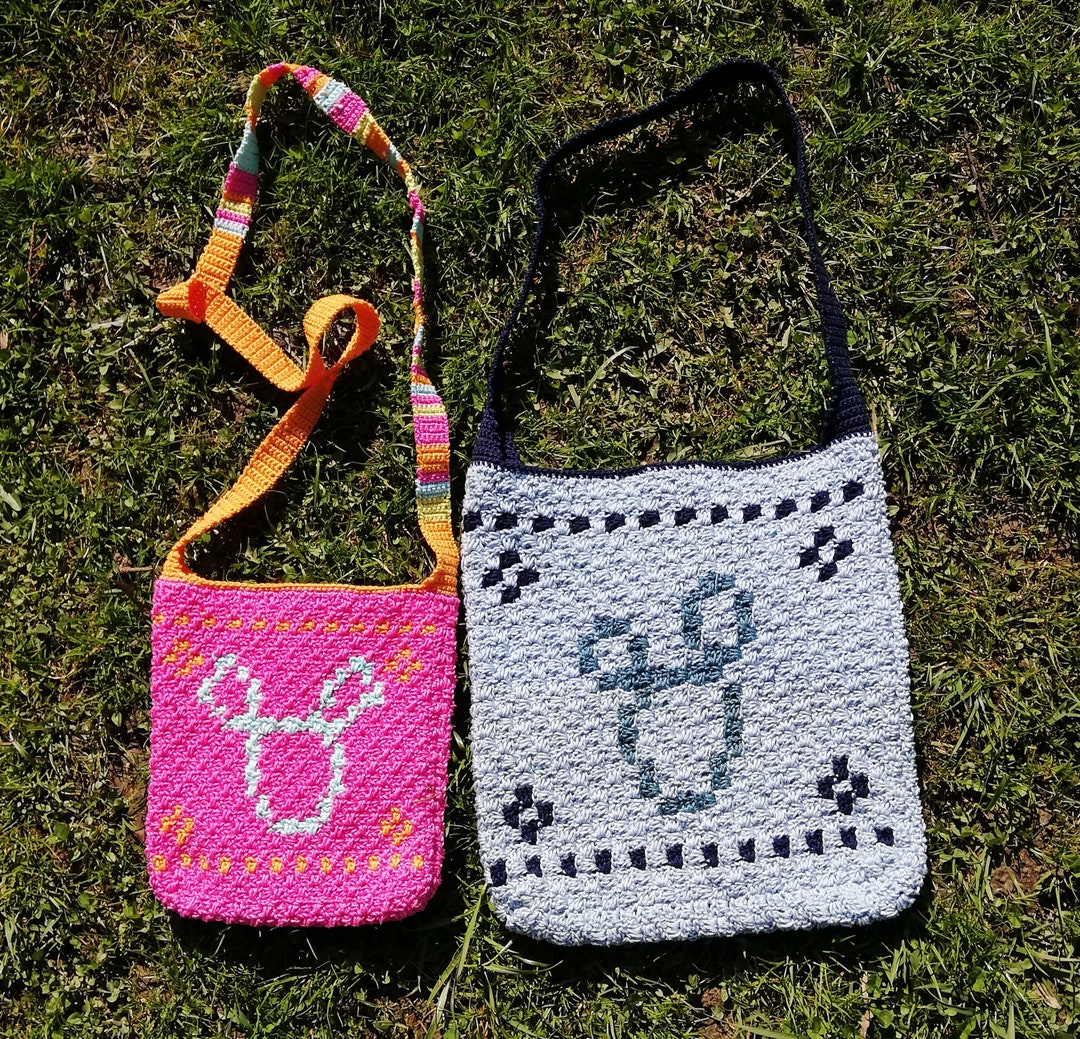 Instructions Crocheted C2c Bag Cactus Borsatus - Etsy