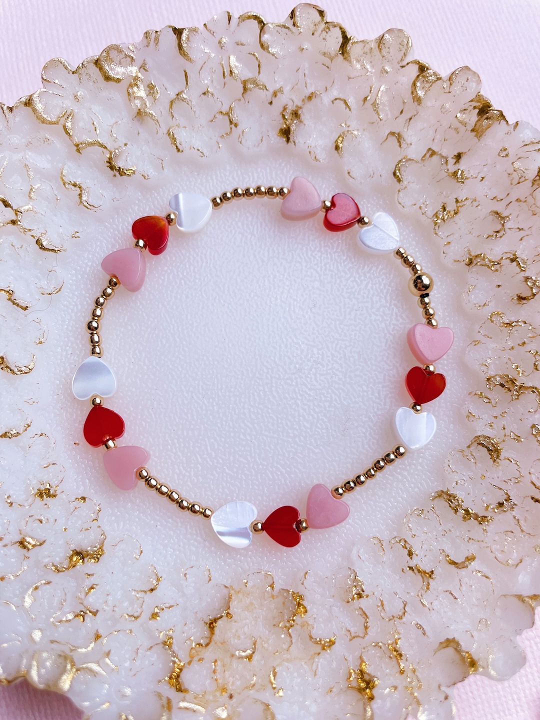 Heart Bracelet, Valentine’s Day Bracelet, Valentines Day Bracelets ...
