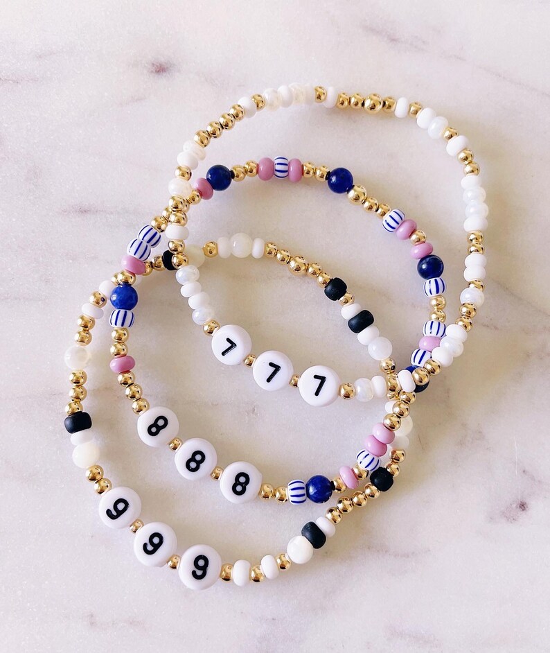 Angel Number Bracelets Angel Number Good Luck Bracelets - Etsy