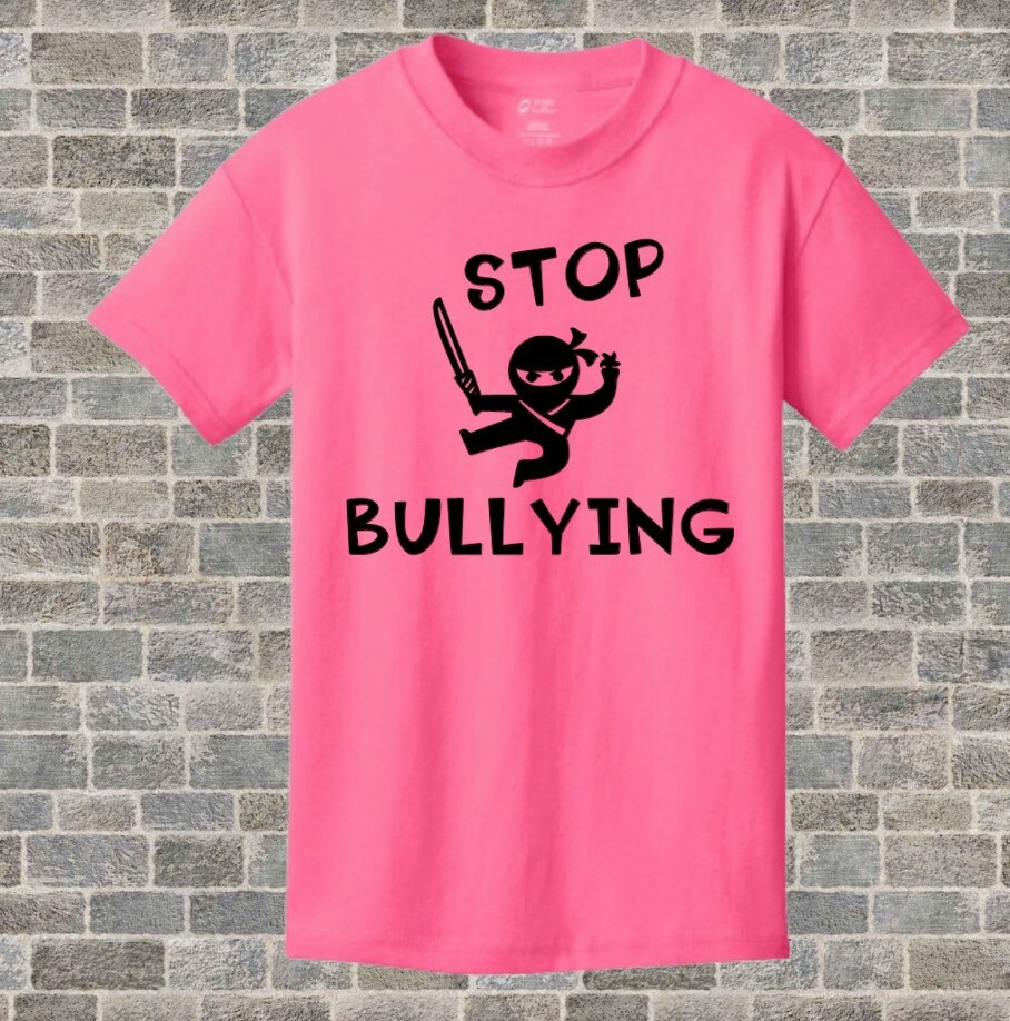 Pink Tshirt Day for Kids, Stop Bullying Shirt Gender Neutral, Anti ...