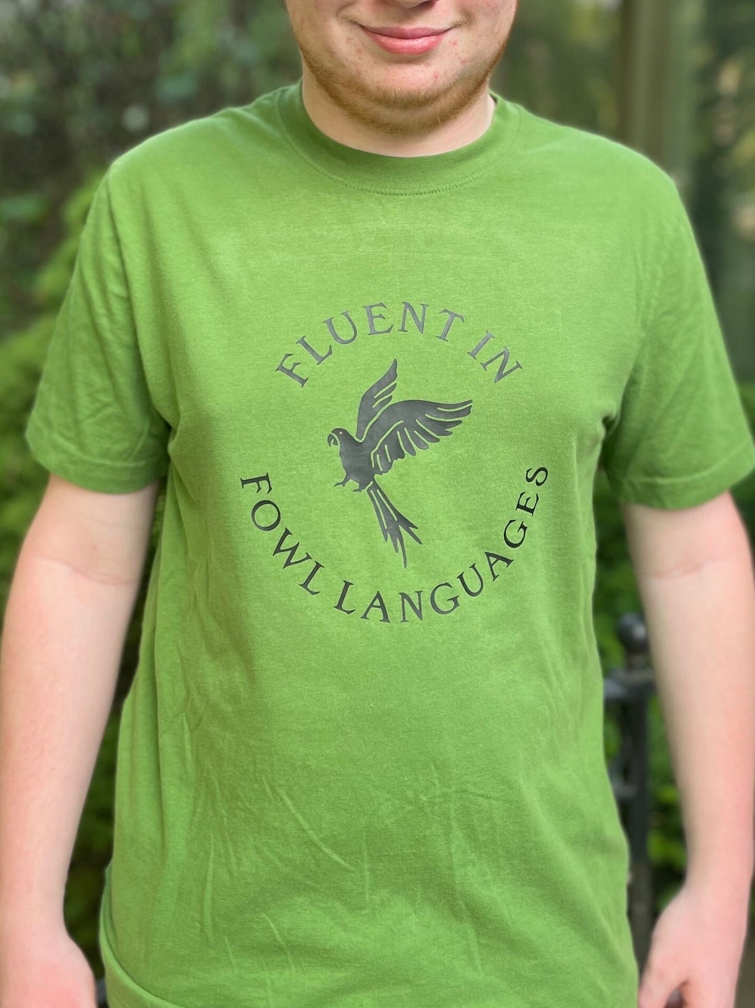 Fluent in Fowl Language Tshirt for Men, Funny T Shirt for Boyfriend ...