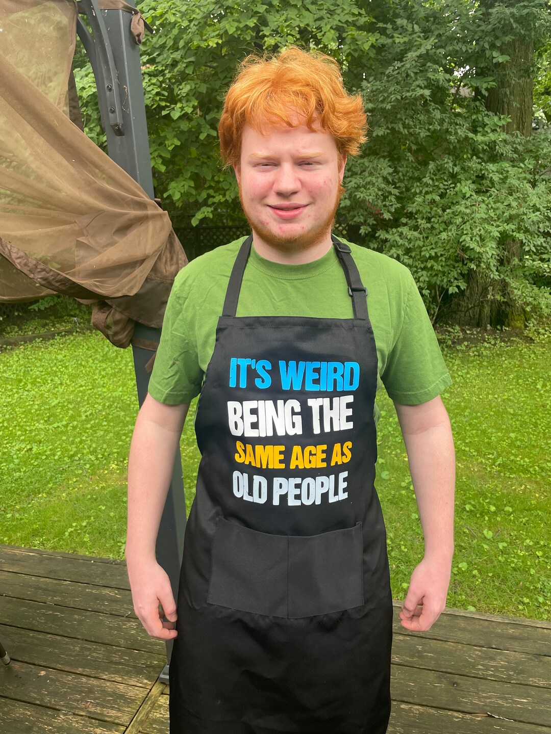 Custom Apron With Pockets Unisex, Personalized Christmas Apron for Men ...