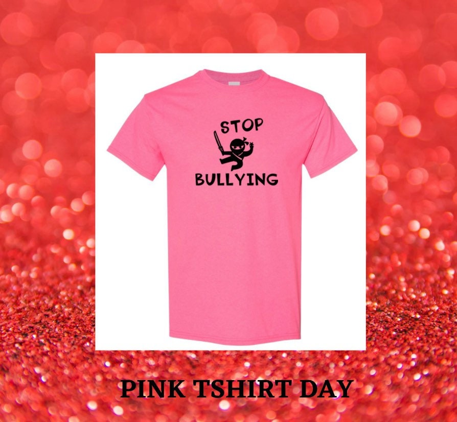 Pink Tshirt Day for Kids, Stop Bullying Shirt Gender Neutral, Anti ...