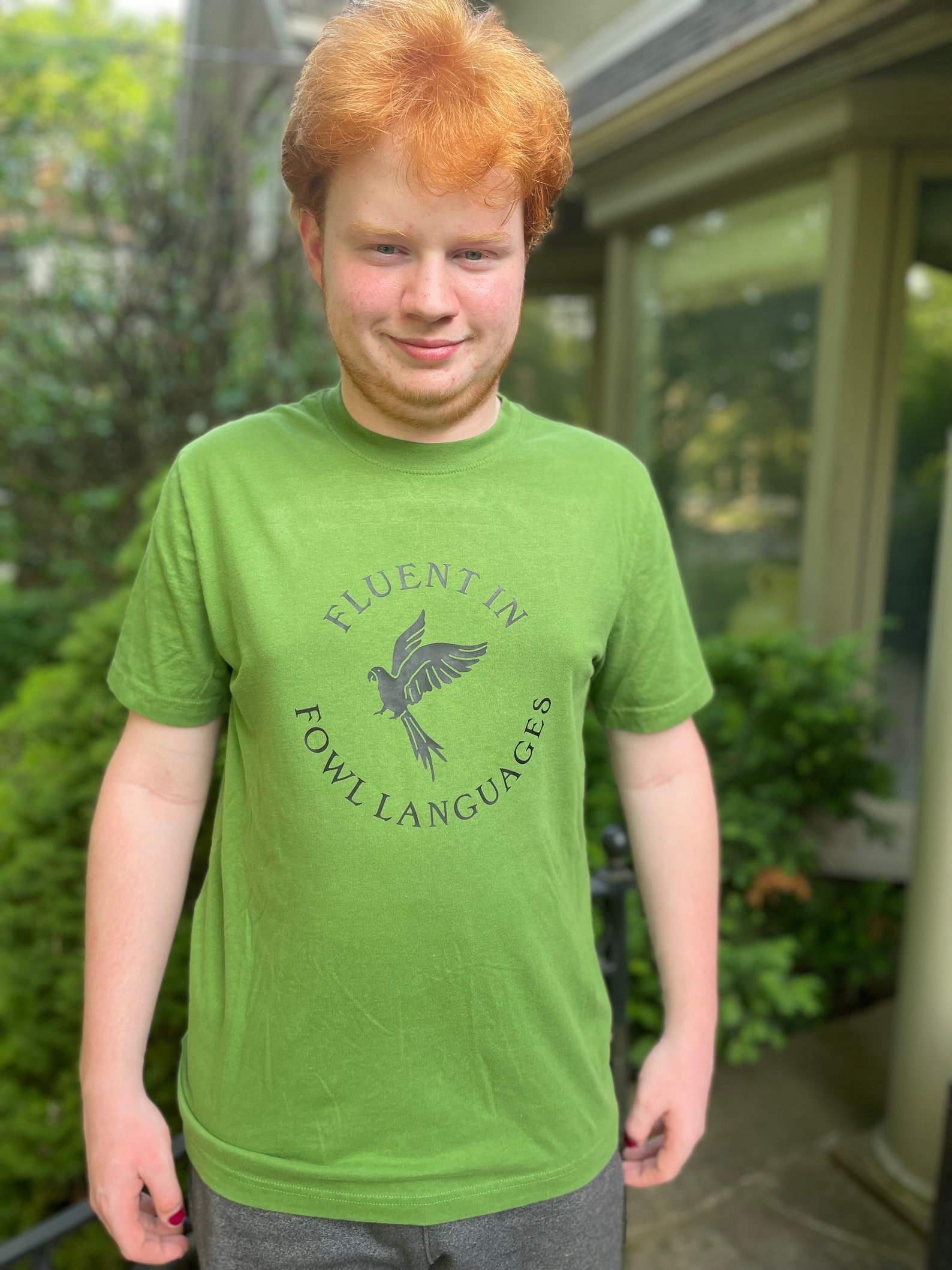 Fluent in Fowl Language Tshirt for Men, Funny T Shirt for Boyfriend ...